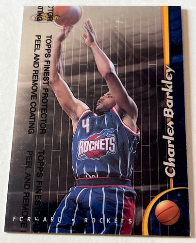 1998-99 Finest Houston Rockets Basketball Card #123 Charles Barkley 🔥 ...
