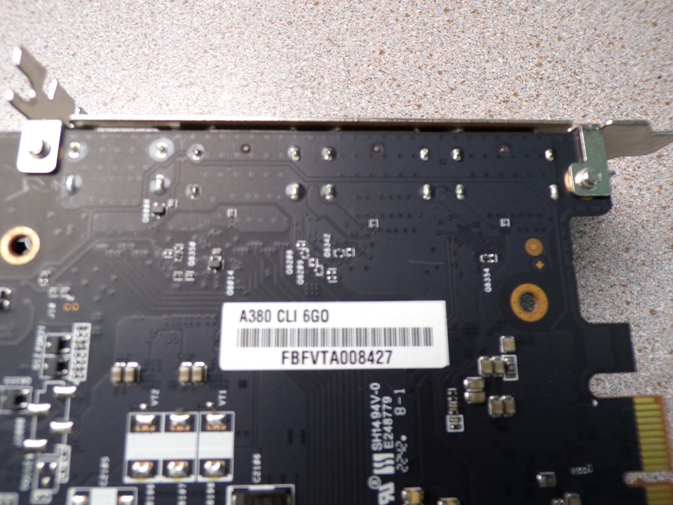 ASRock Intel Arc A380 Challenger ITX OC 6GB Graphics Card A380 CLI 6GO ...