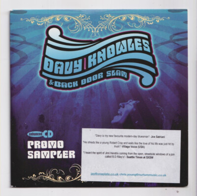 (LJ831) Davy Knowles & Back Door Slam, Promo Sampler - 2009 DJ CD | eBay