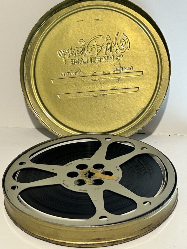 Little Hiawatha Walt Disney 16mm Film Reel Can Gold Rare Vintage ...