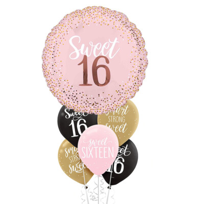 16th Birthday Party Supplies Sweet 16 Balloon Pack Sixteenth Sixteen ...