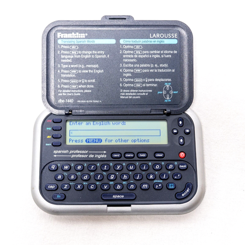 ⭐ Franklin Larousse English To Spanish Translator Model DBE-1440 - New ...