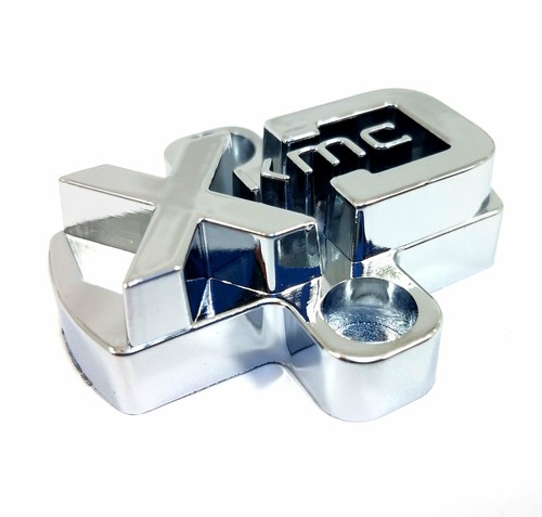 KMC 1 5/8" x 1 13/16" Chrome XD Logo Plate for 121CPS-2 Cap | eBay