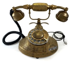 Retro Vintage Push Button Ceramic Antique Telephone Dial Desk Phone ...