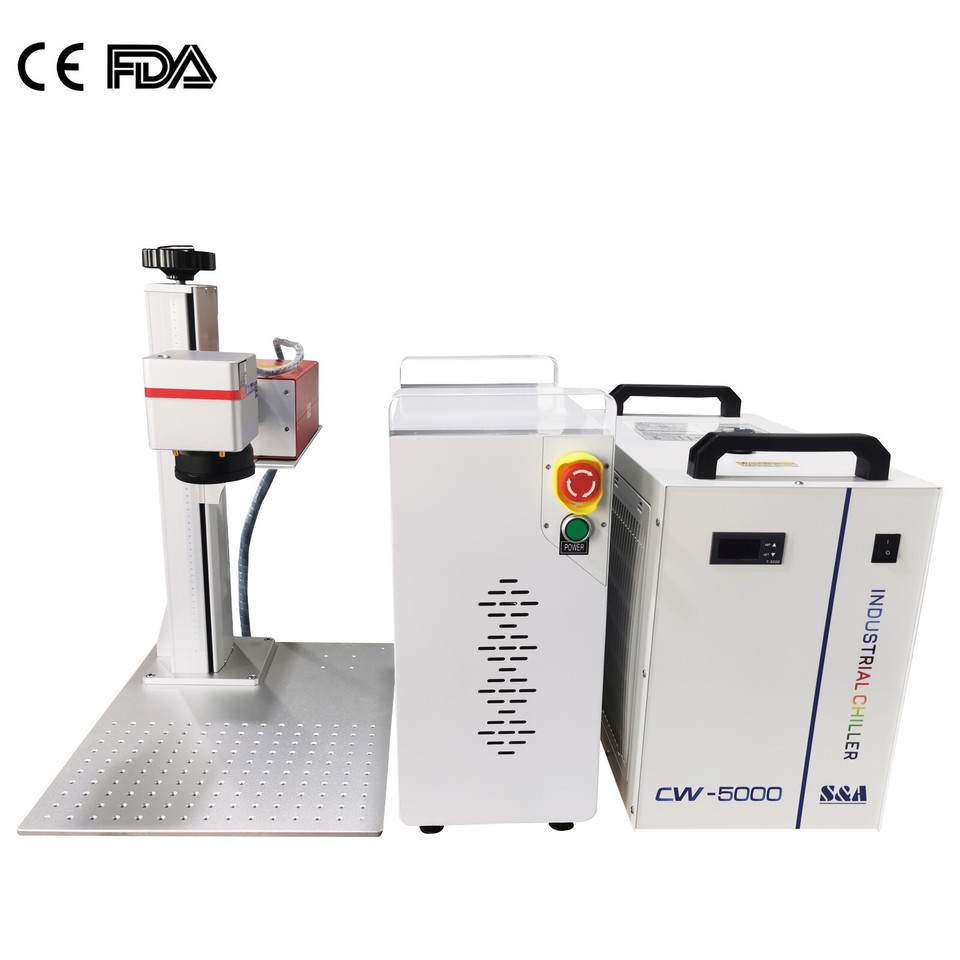 355nm UV JPT 15W Laser Mark Machine Glass Plastic Crystal Mark Ezcad 3 ...