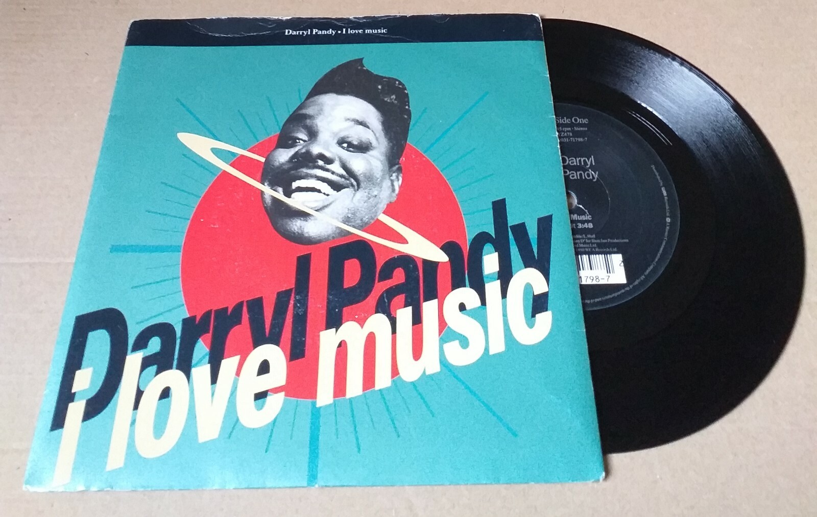 DARRYL PANDY i love music 7" vinyl record YZ 478 | eBay