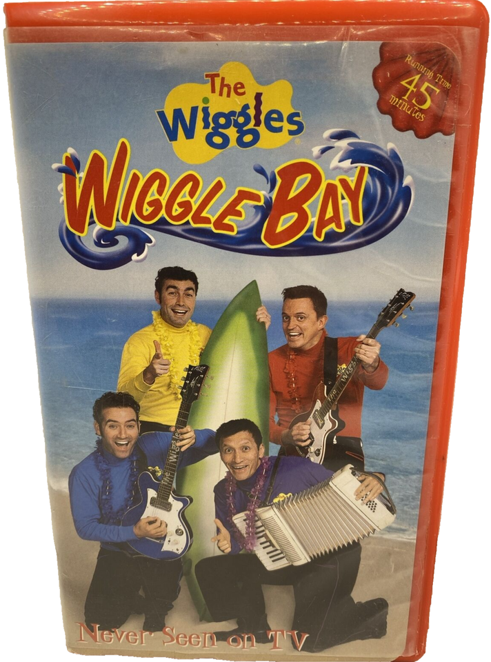 The Wiggles VHS Lot Of 4 Toot Toot Big Red Car Dance Party Wiggle Bay ...