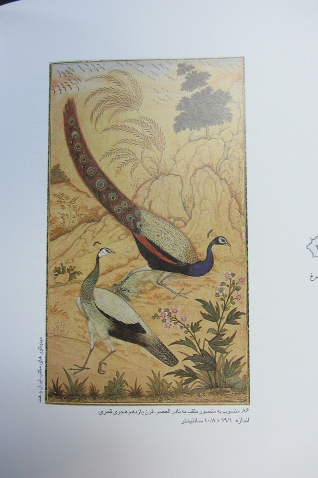 Shahdadi HC GOLOMORGH bird Farsi Painting Islam Persian Iran oop Coffee ...