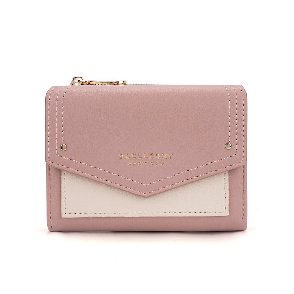 Women's Foldable Leather Wallet Multifunctional Wallet Credit Card ...