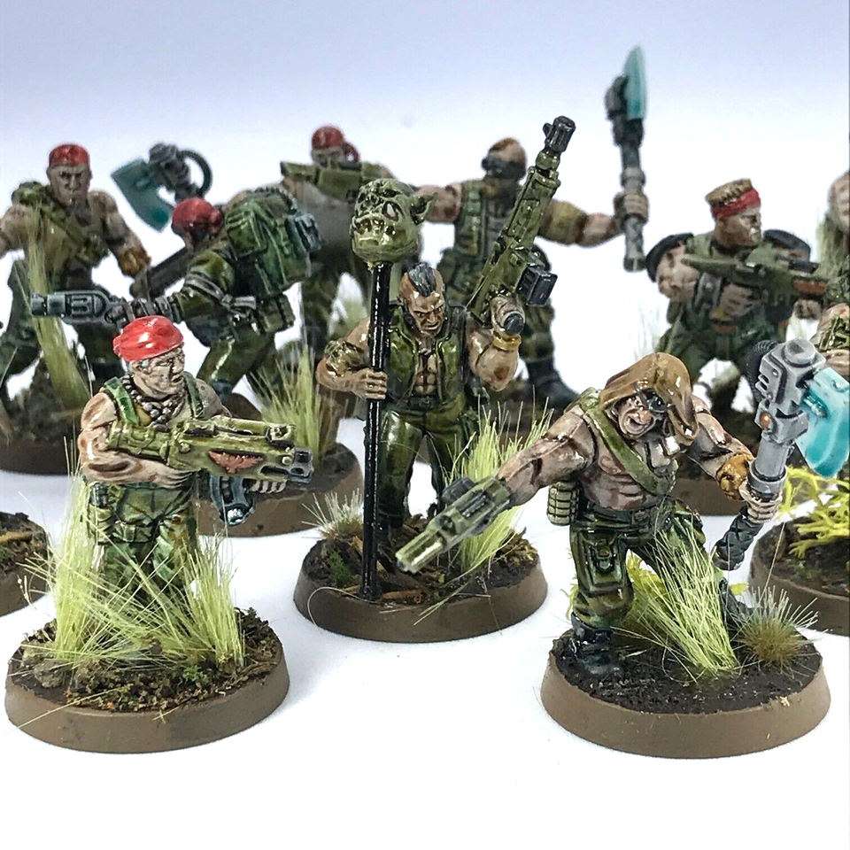 Custom Catachan Infantry Section Imperial Guard Painted - Warhammer 40K ...