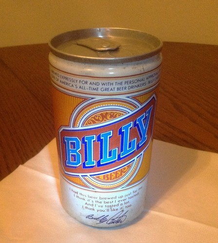 BILLY Beer Can Falls City Brewing KY... EMPTY (President Jimmy Carter's ...