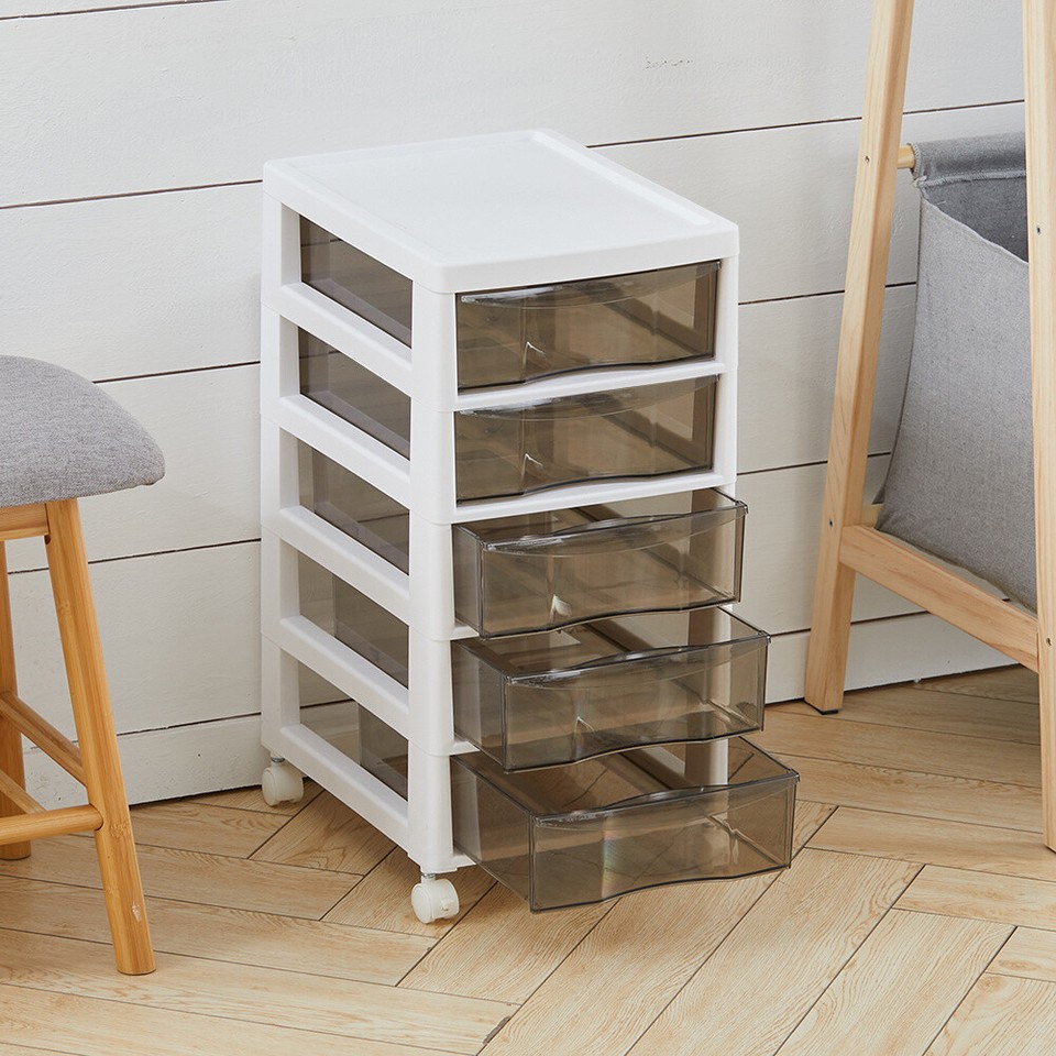 4/5/6 Drawer Desktop Sorting Storage Desk Organizer Home Table Draw ...