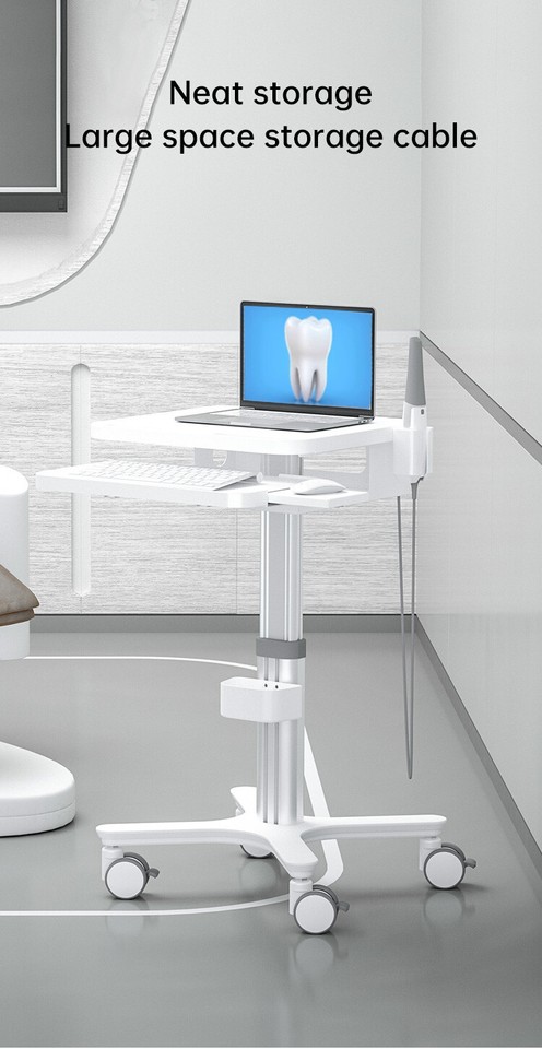 Medical Dental Lab Trolley Cart with Socket Dental Intraoral Scanner ...