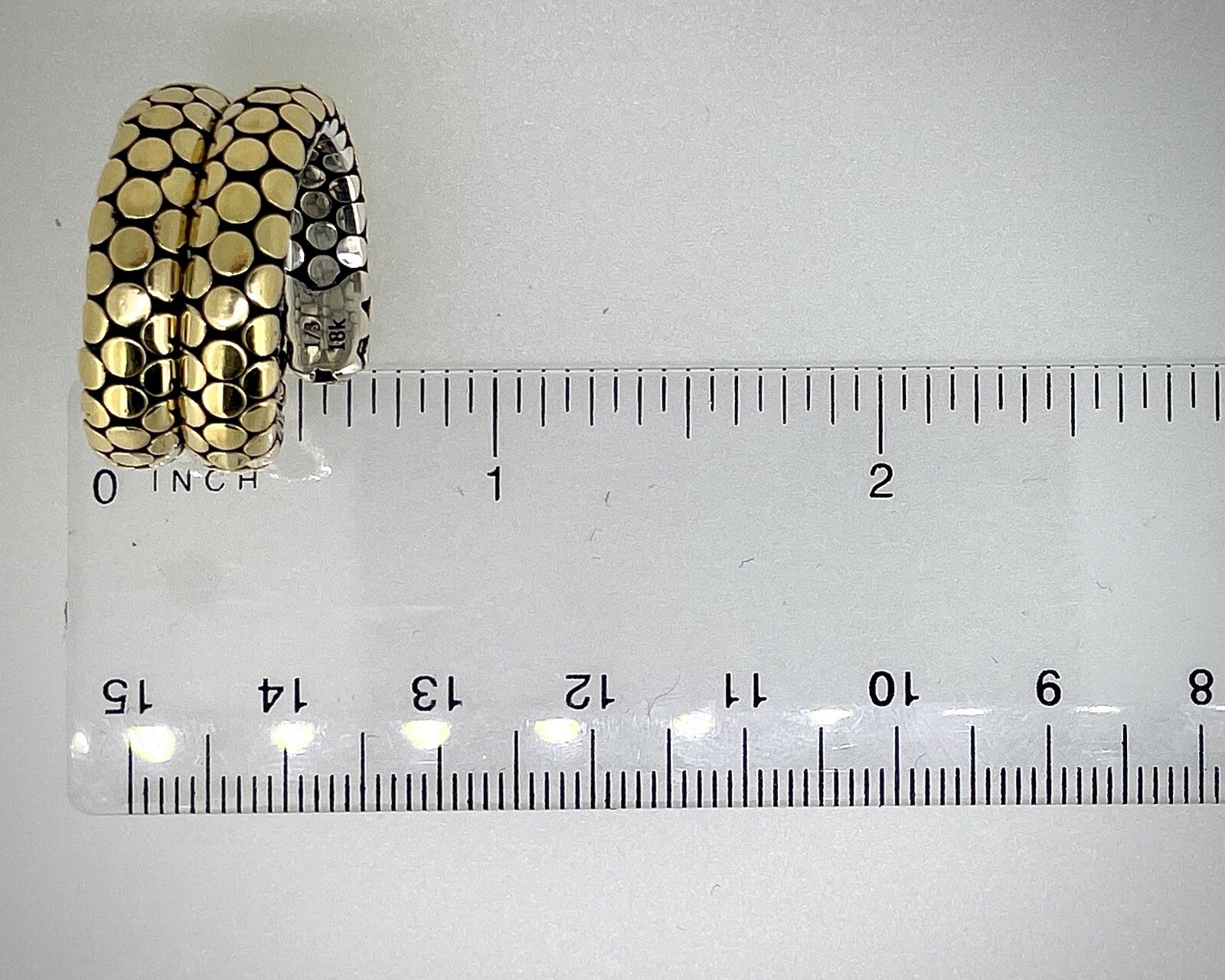 Vintage John Hardy Coiled Snake Dot Collection 18K Gold and Silver ...