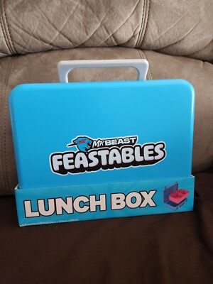 Mr Beast Feastables Worlds Coolest Lunch Box Blue/Pink Brand New $20 | eBay