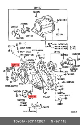 Genuine OE gearbox seal, 9031142024 for TOYOTA 90311-42024 | eBay