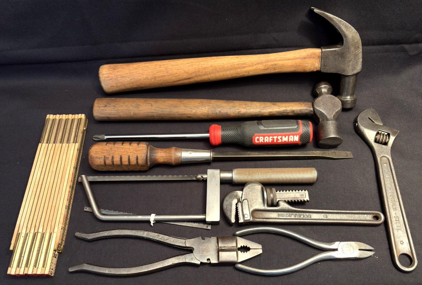 Lot of 10 Clean Different Vintage USA Carpenter Tool Craftsman-Dunlap ...