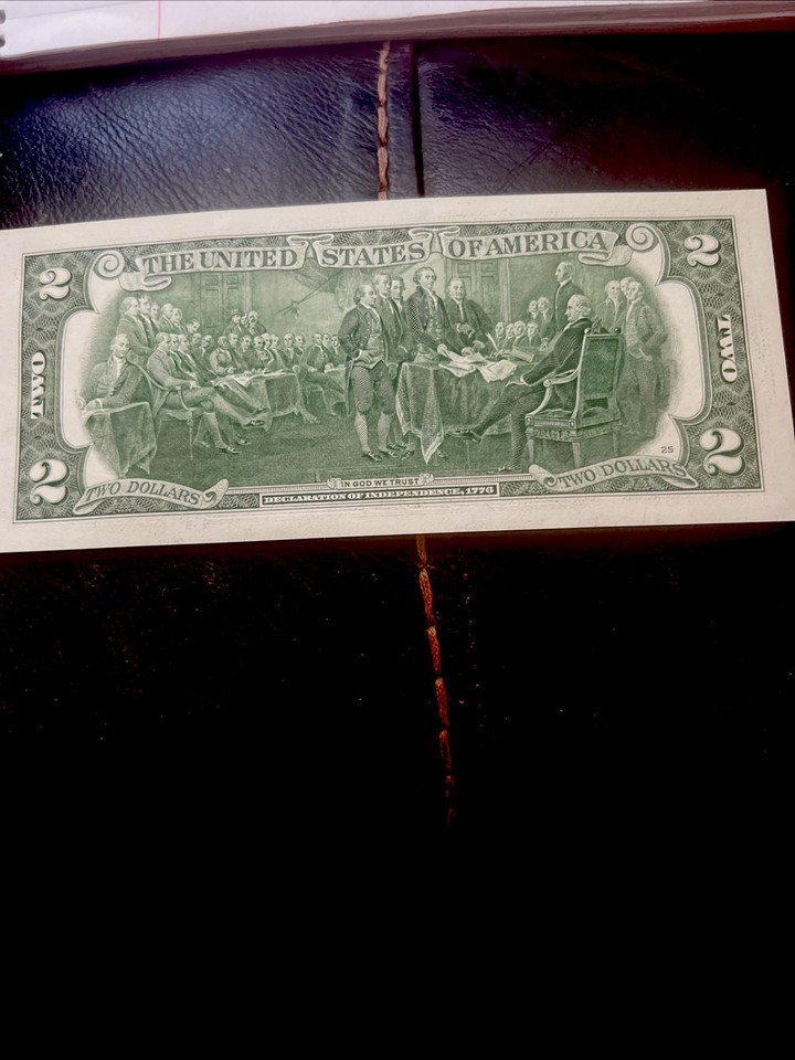 2017-A TWO DOLLAR FANCY SERIAL NUMBER UNCIRCULATED RARE NOTE RATED 97.6 ...