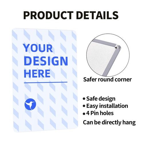 secuted Restriction Caution Warning Notice Aluminum Metal Tin 12"x18 ...