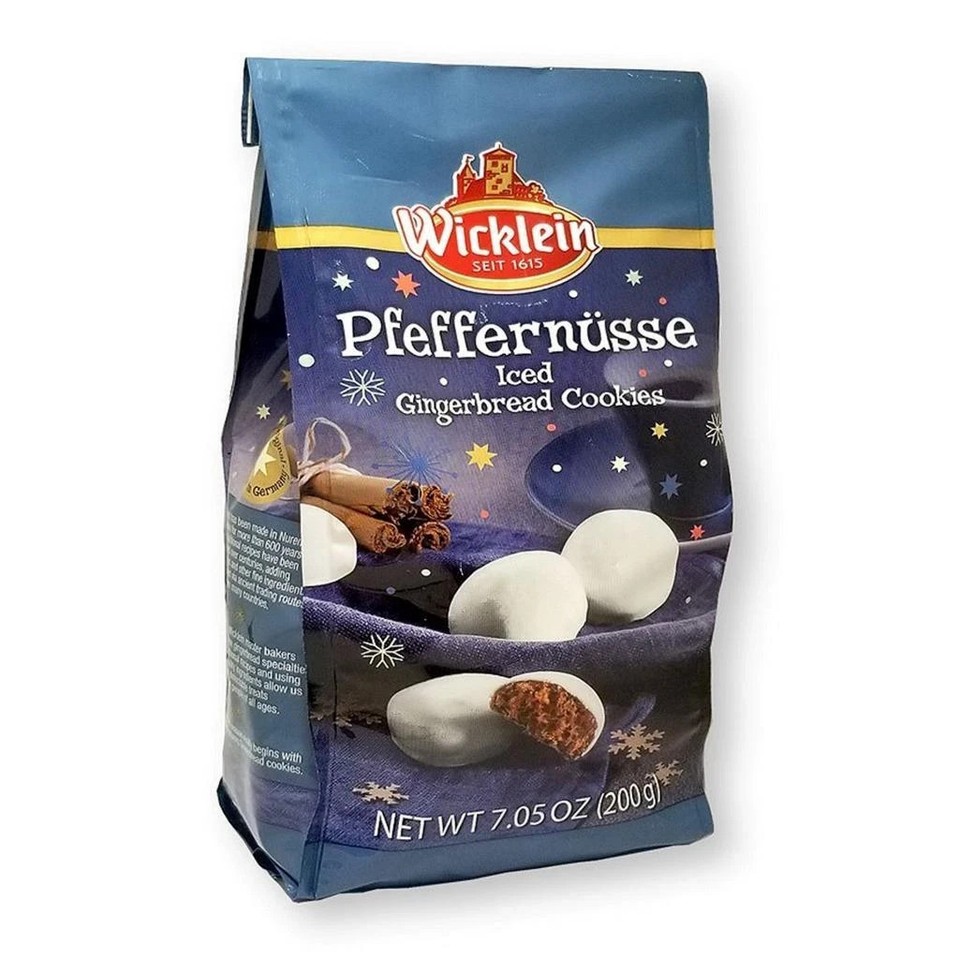 Wicklein Pfeffernusse Iced Gingerbread Cookies 7.05 Oz. (Pack of 2 ...