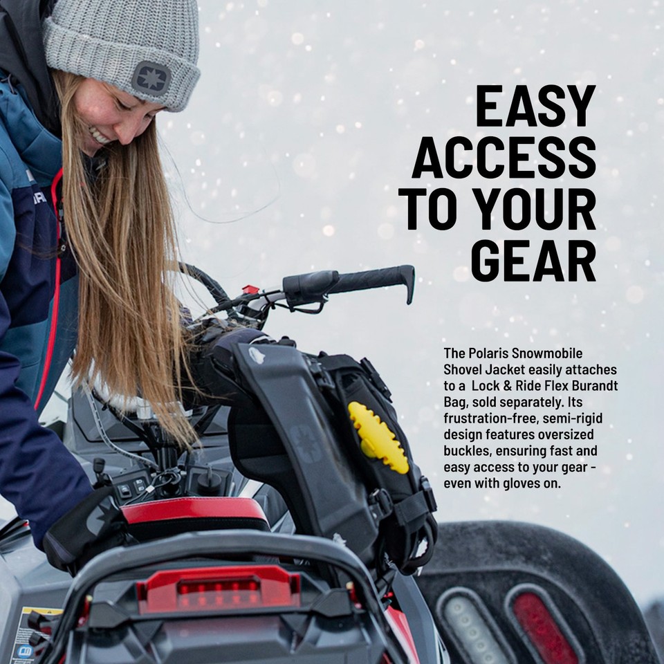 Polaris Snowmobile Shovel Jacket for Lock & Ride Flex Burandt Tunnel ...