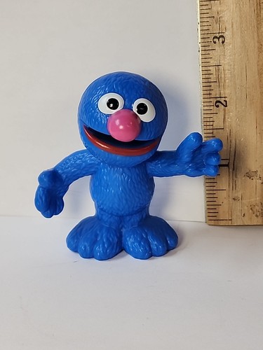 2013 Hasbro Sesame Street Workshop Figure - Waving Grover - Plastic 2.5 ...