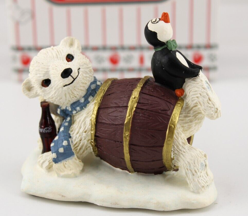 Coca Cola Polar Bear Cubs Collection Its My Turn To Hide Figurine ...