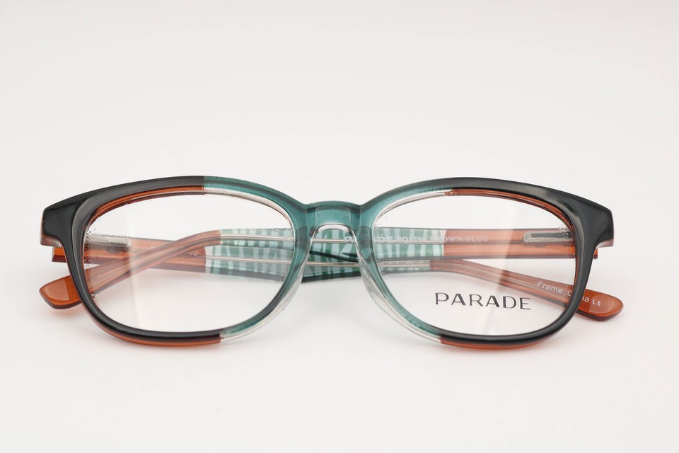 Parade Pq1794 Brown Blue Oval Eyeglasses Frames 50-18-140 | eBay