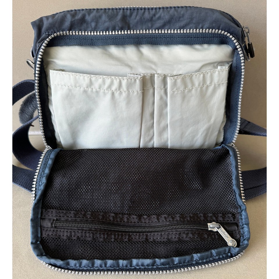 Kipling Breezer Cross Body Shoulder Bag Petrol Blue Wasetthee Monkey ...