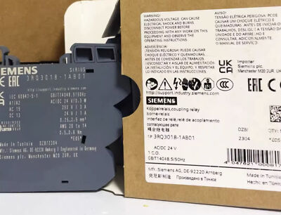 SIEMENS Coupling Relay 3RQ3018-1AB01 | eBay