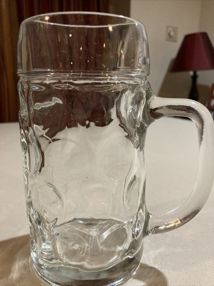 Samuel Adams Glass Beer Mug/Stein. Sam Adams Logo. Thick Glass. .5 ...