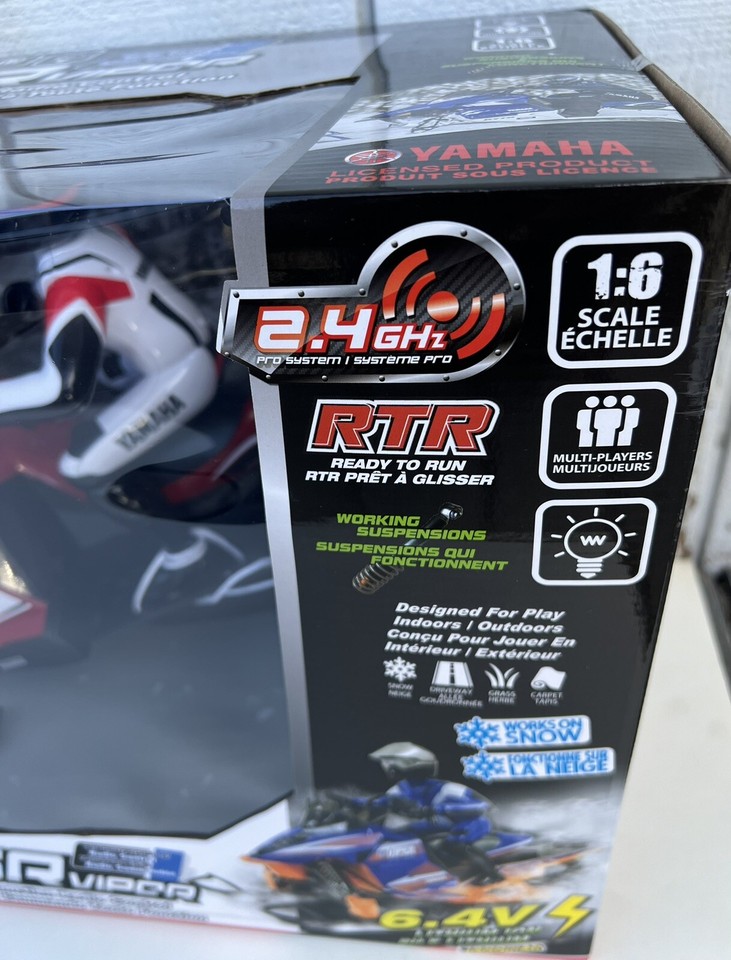 Yamaha SR Viper RC 1:16 Remote Control Snowmobile Toy Brand New ...