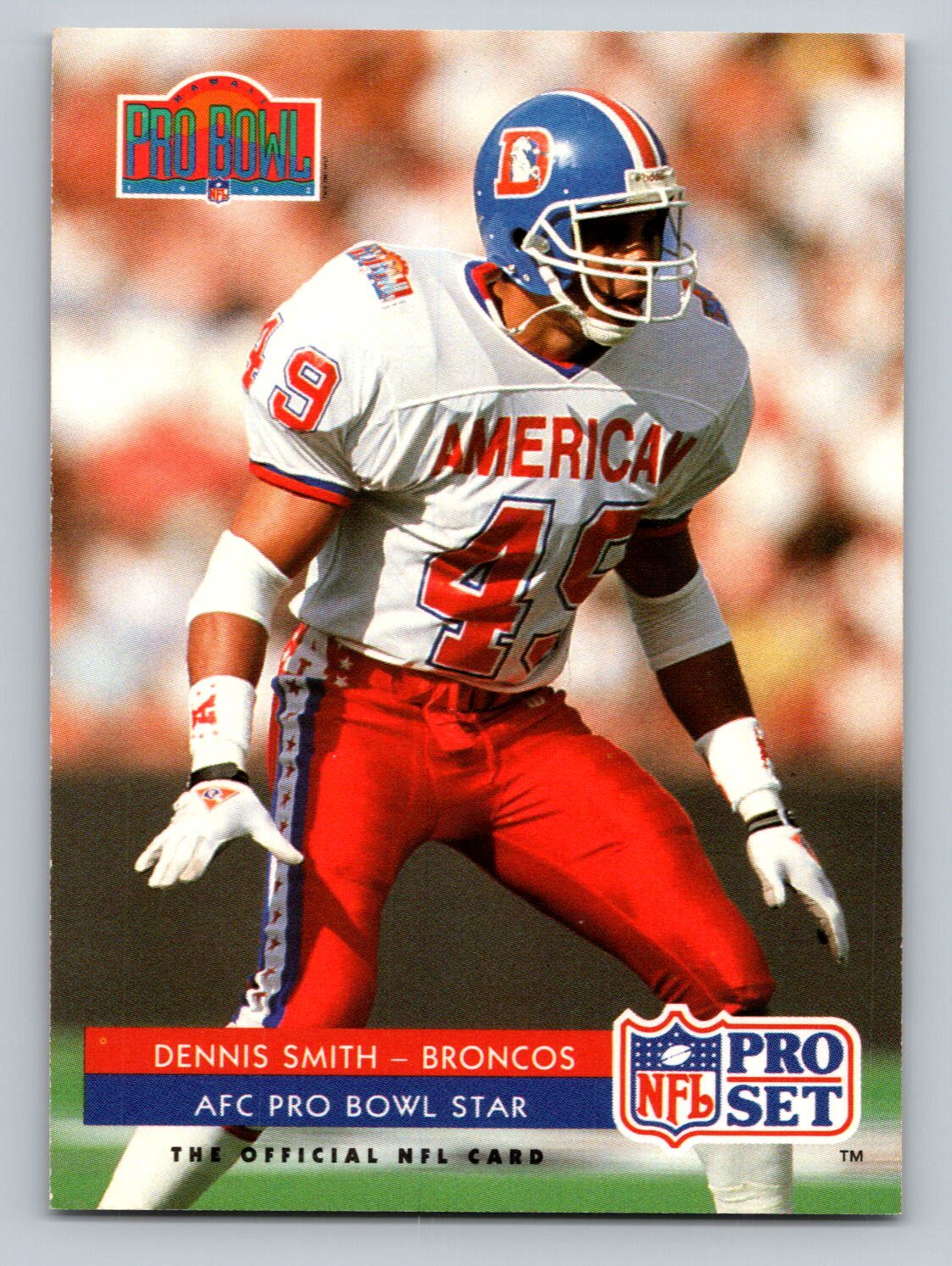 1992 Pro Set #392 Dennis Smith PB Denver Broncos | eBay