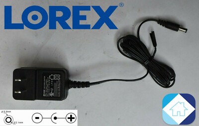 AC Adapter Charger Lorex Cameras 1080p & 4K Security Power ADS-12AM-12 ...