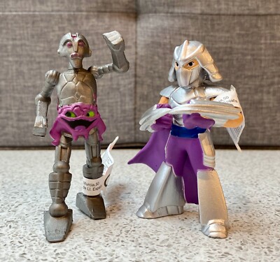 TEENAGE MUTANT NINJA TURTLES' SHREDDER & KRAANGDROID FIGURINES COMANSI ...