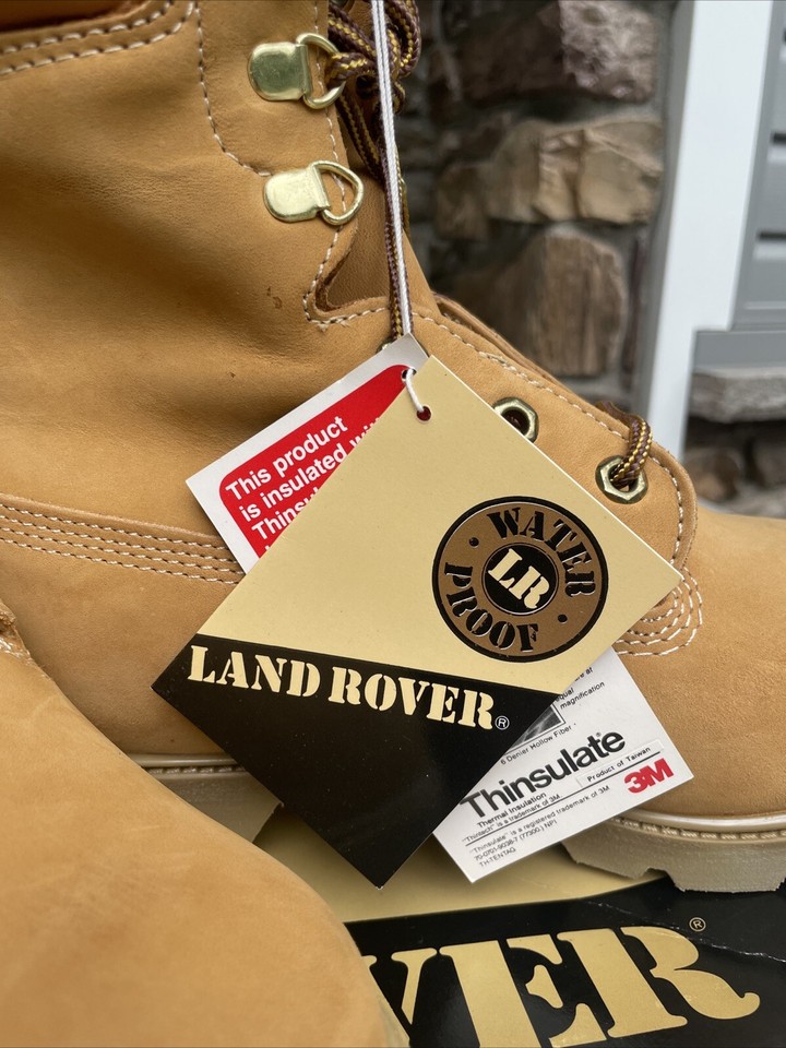 VINTAGE LAND ROVER THOM McAN LEATHER WHEAT WORK BOOTS IN BOX NEW 9.5 | eBay