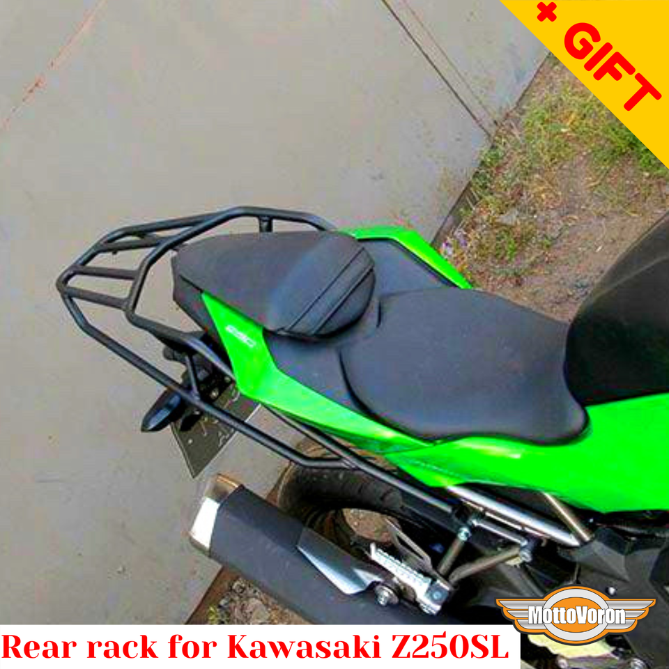 For Kawasaki Z250SL rear rack Z250 SL Kawasaki rear luggage rack, Bonus ...