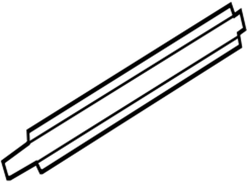 75730-53021 Toyota Moulding assy, rear door belt, rh 7573053021, New ...