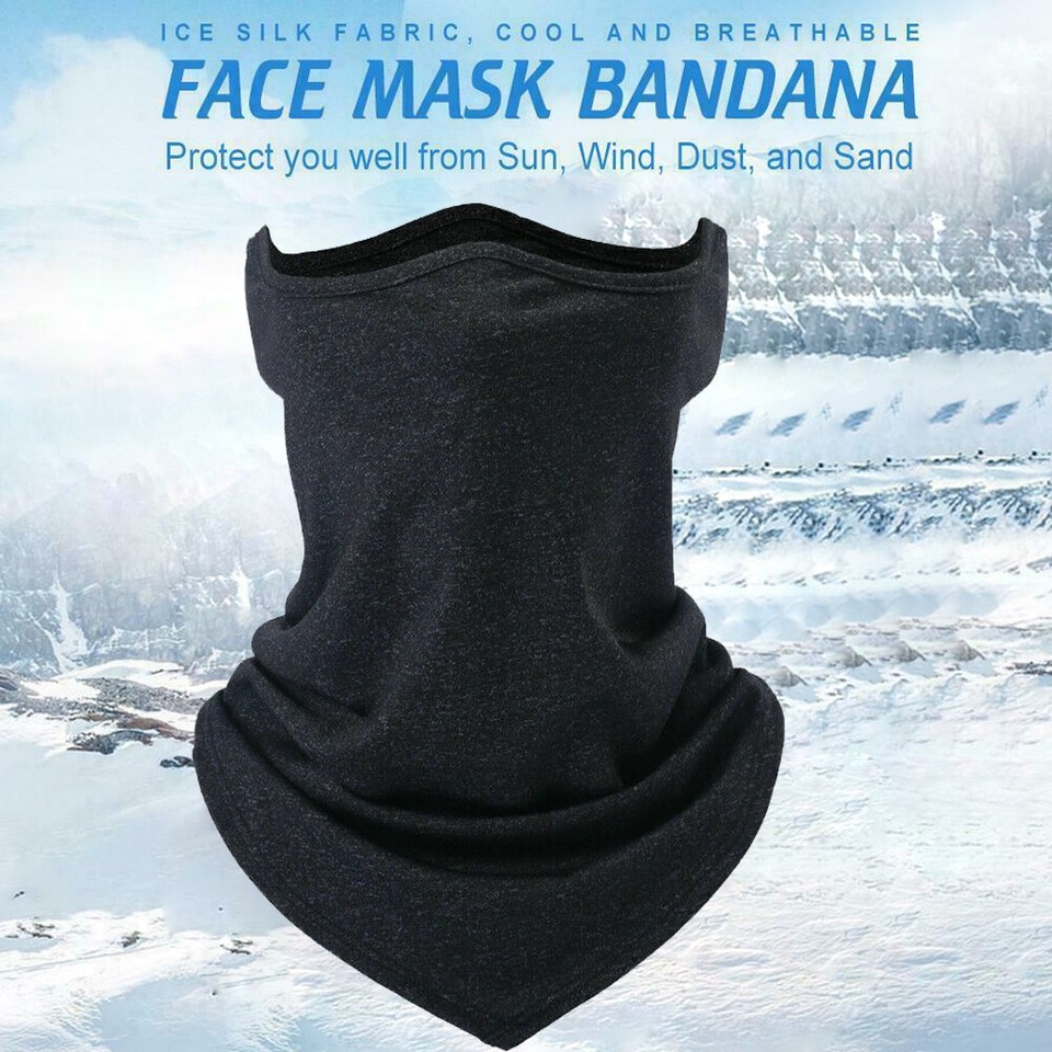 Neck Gaiter Bandana Face Mask Cooler UV Sun Protection Cooling Gator ...
