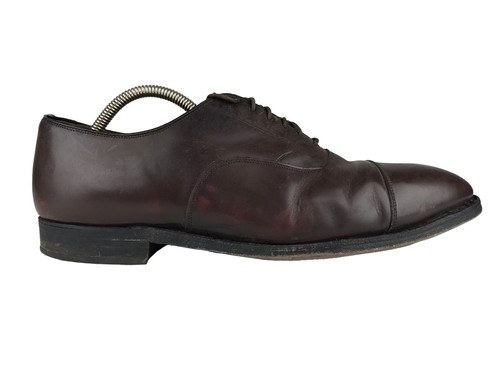 Johnston & Murphy Mens Brown Optima Leather Oxford Dress Shoes Size US ...