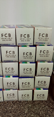 Sylvania FCB 600W 120V Tungsten Halogen Projector Light Bulb New in Box ...