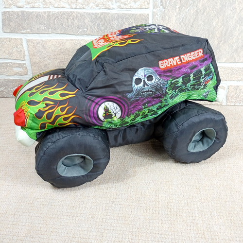 Monster Jam Grave Digger 12" Plush Monster Truck Pillow Souvenir Feld ...