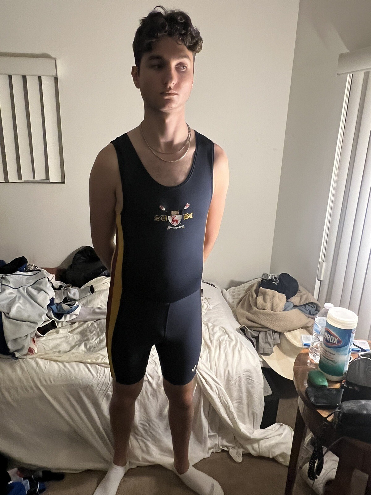 SUBC Mens Crew Rowing Team Suit unisuit Singlet SkinS… - Gem