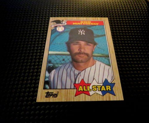 Don Mattingly Dbl. Mustache Error Baseball Card | eBay