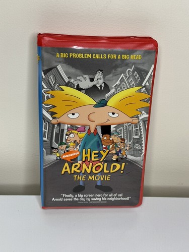Hey Arnold The Movie (VHS, 2002) Red Clamshell | eBay