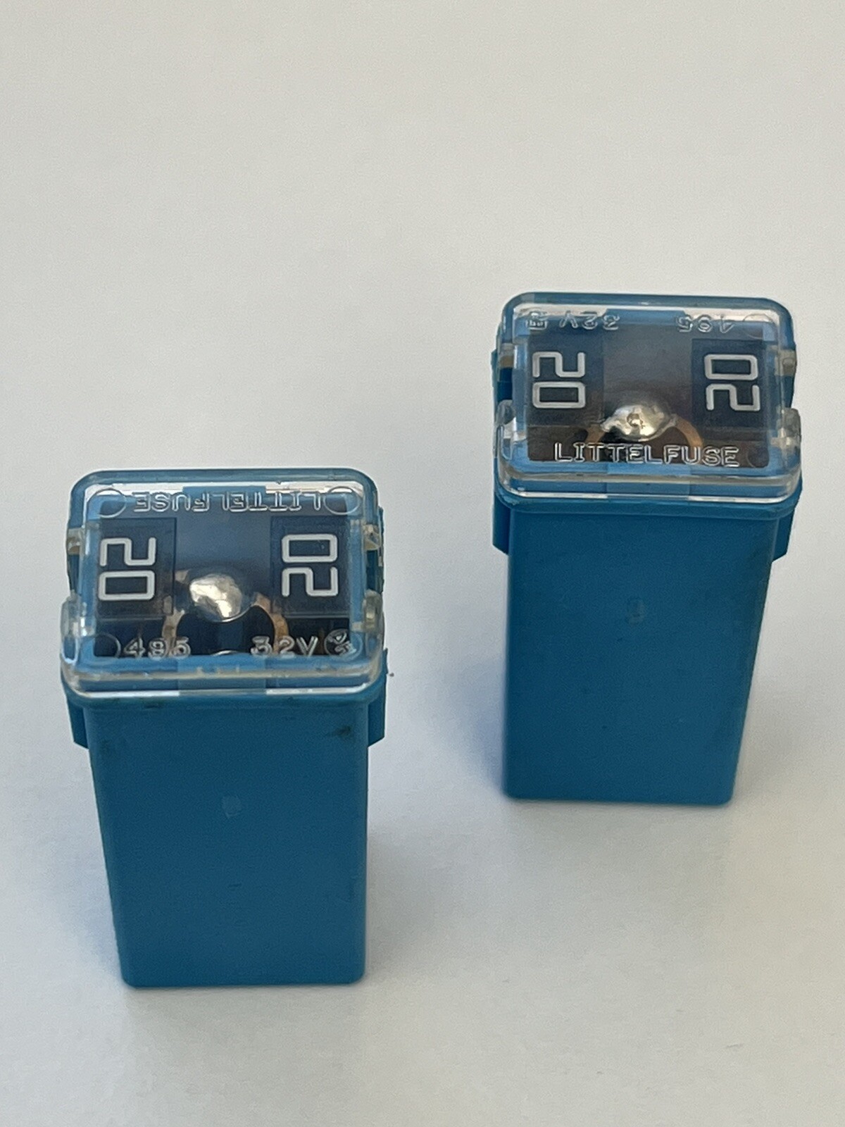 *GENUINE* FORD 20AMP 32VOLT LITTEL FUSE SLOW BLOW FUSE BLUE (PACK OF 2 ...