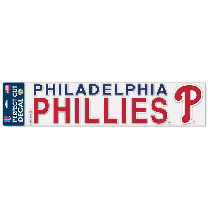 Philadelphia Phillies 4" x 17" Perfect Cut Decal [NEW] Auto Sticker Car ...