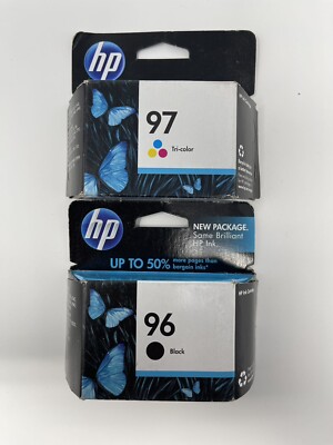 HP 96 (C8767WN) Black & 97 Color (C9363WN) Ink Set Genuine 2010+ | eBay