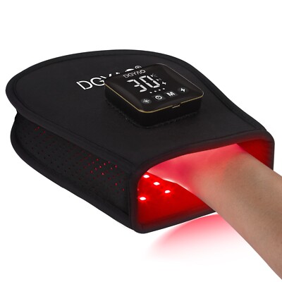 Rechargeable Red Light Therapy Gloves for Hand Pain Relief Portable ...