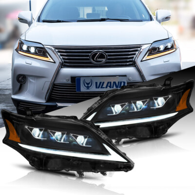 VLAND LED Projector Headlights For Lexus RX350 RX450h FSport 2012 2013 ...